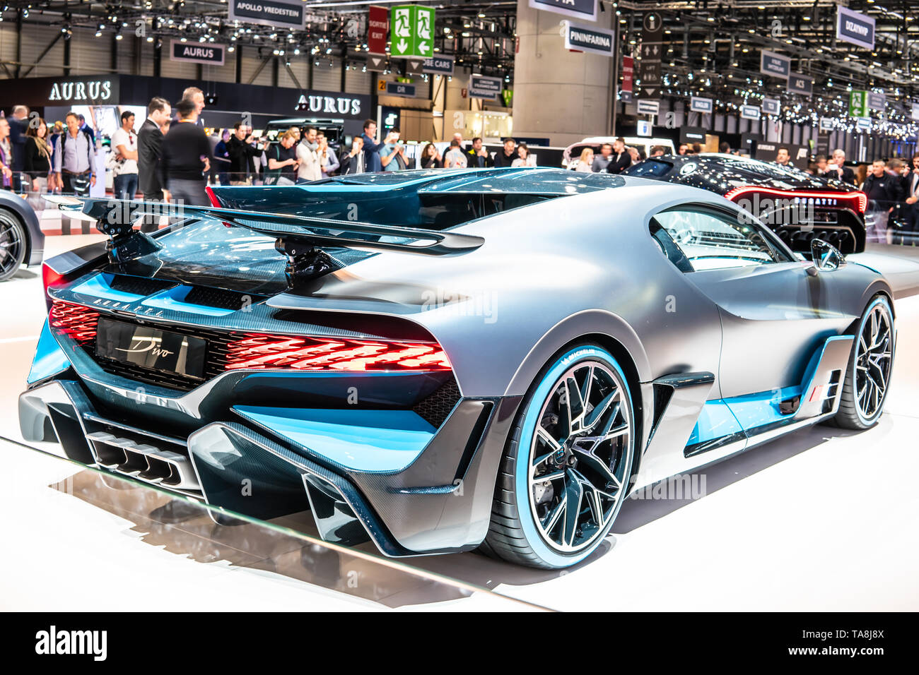 Geneva, Switzerland, March 07, 2019: Bugatti Divo at Geneva ...