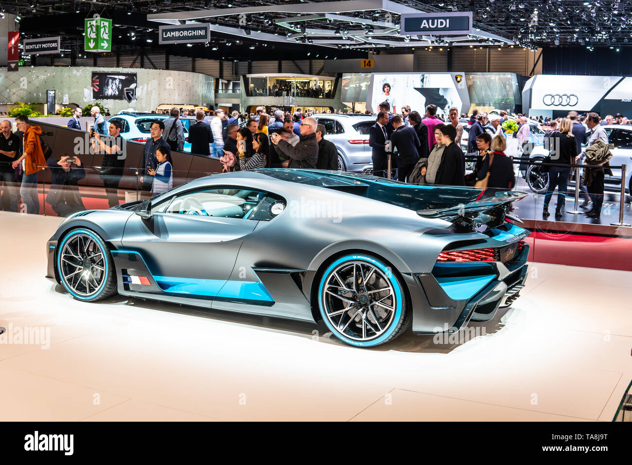 Geneva, Switzerland, March 07, 2019: Bugatti Divo at Geneva ...
