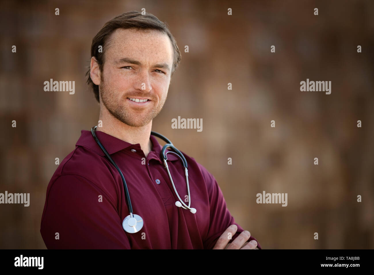 Picture of a male nurse hi-res stock photography and images - Alamy