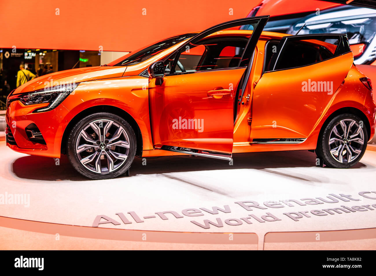 Geneva, Switzerland, March 07, 2019: all-New Renault Clio V at Geneva ...
