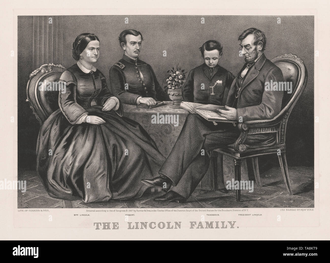 Abraham lincoln family hi-res stock photography and images - Alamy