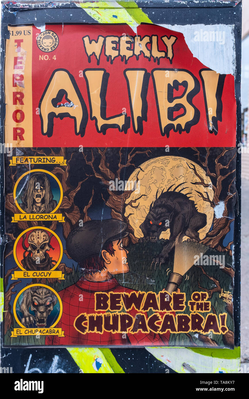 "Weekly Alibi" cover by Jonito (2012) terror issue #4 "Beware Of The ...