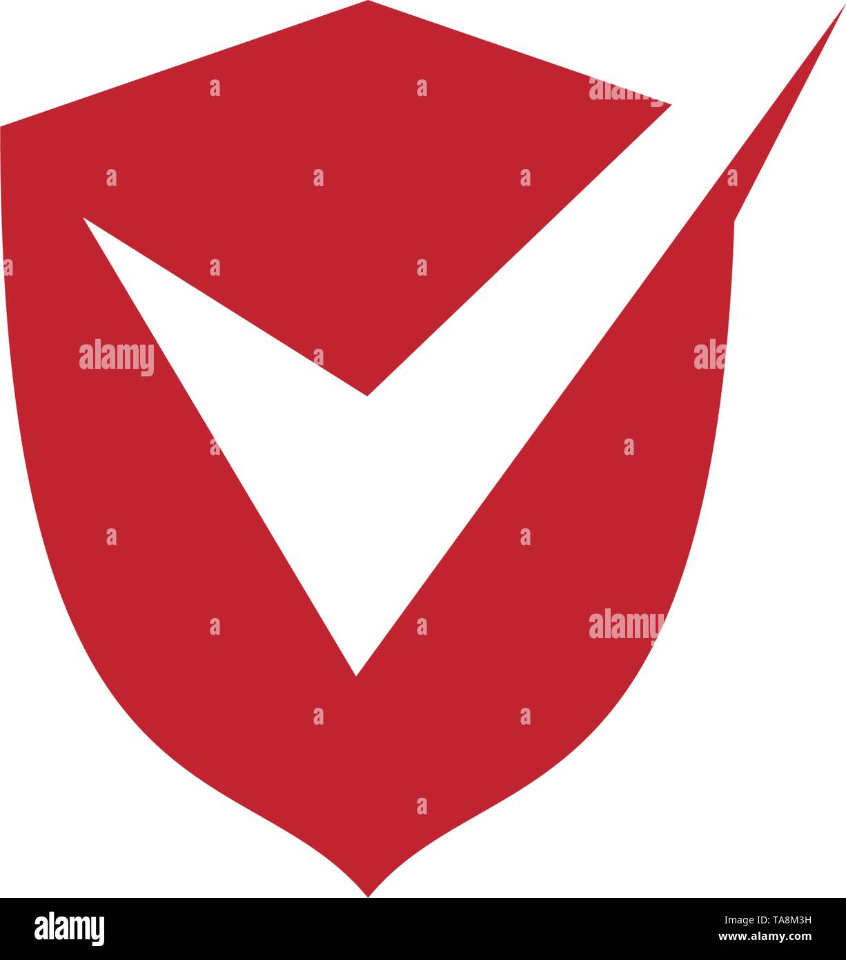 Shield check mark icon vector hi-res stock photography and images - Alamy