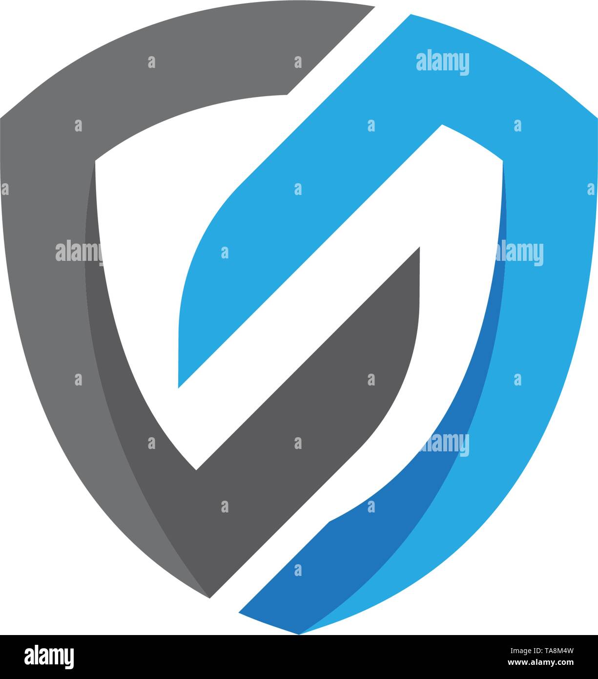 Shield letter hi-res stock photography and images - Alamy