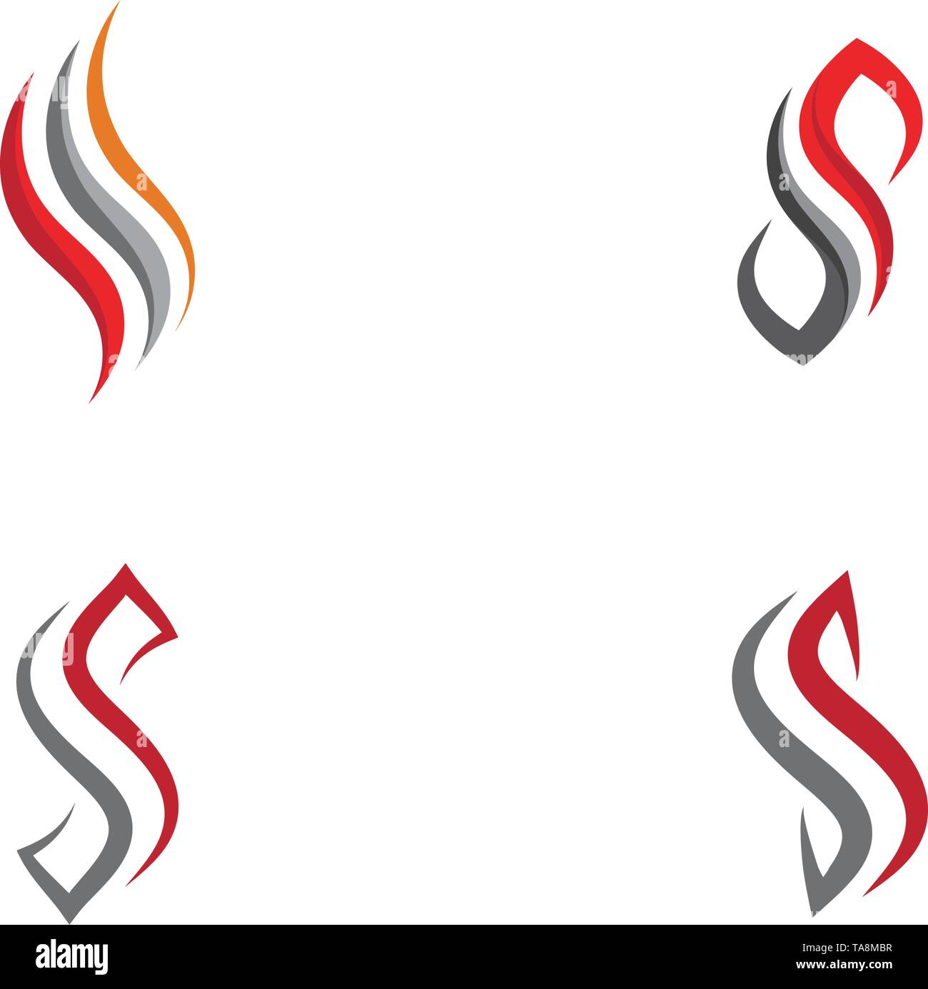 Abstract fire explosion Stock Vector Images - Alamy