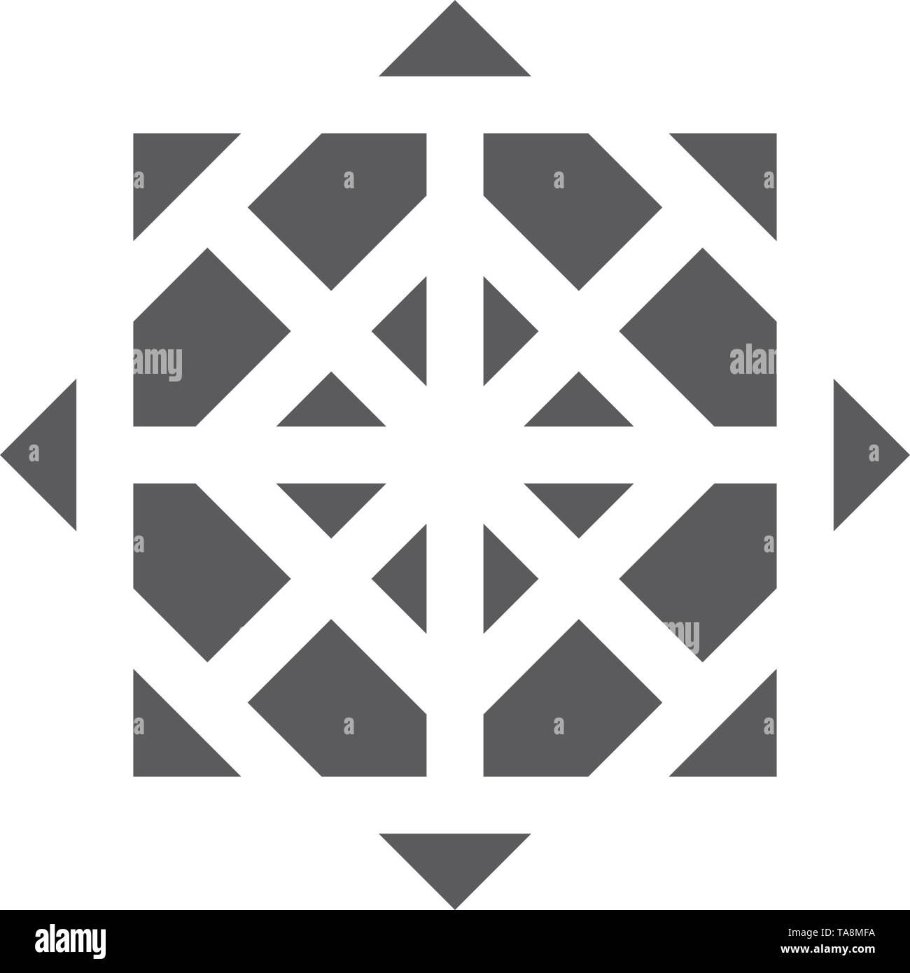 square icon vector illustration design template Stock Vector Image ...