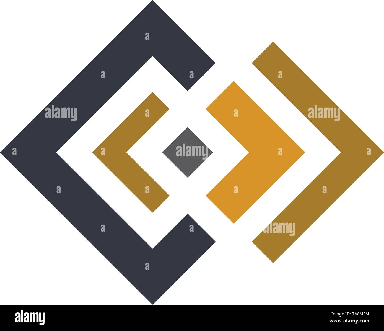 square icon vector illustration design template Stock Vector Image ...