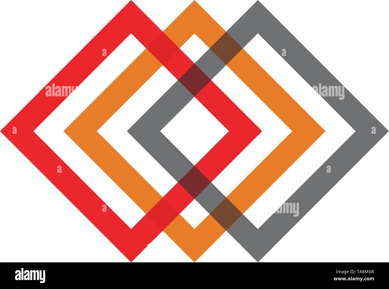 square icon vector illustration design template Stock Vector Image ...