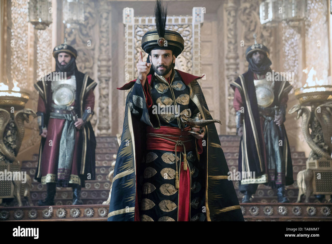 ALADDIN, Marwan Kenzari (center) as Jafar, 2019. ph: Daniel Smith ...