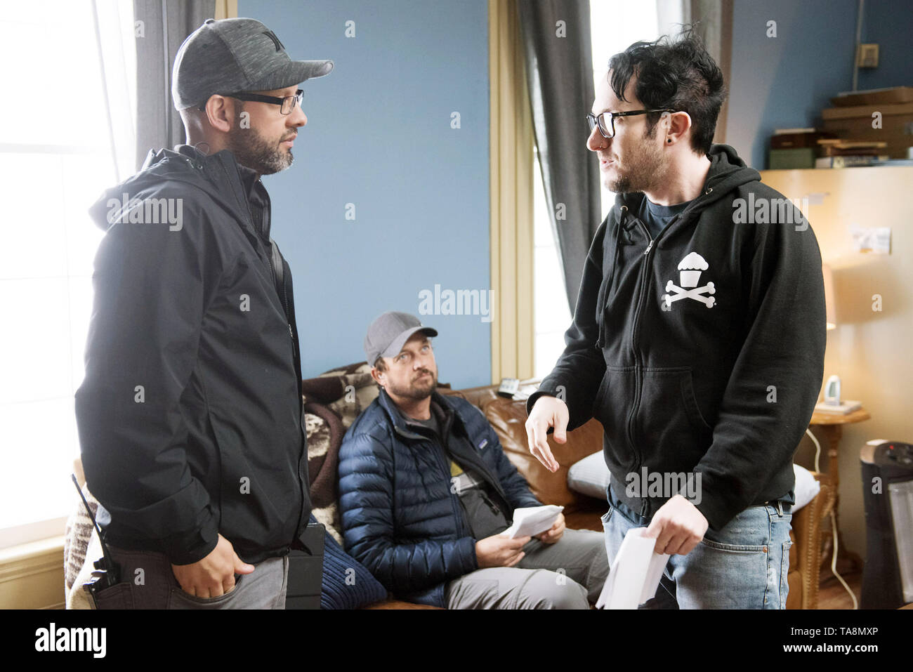 BRIGHTBURN, from left: director of photography Michael Dallatorre, 1st ...