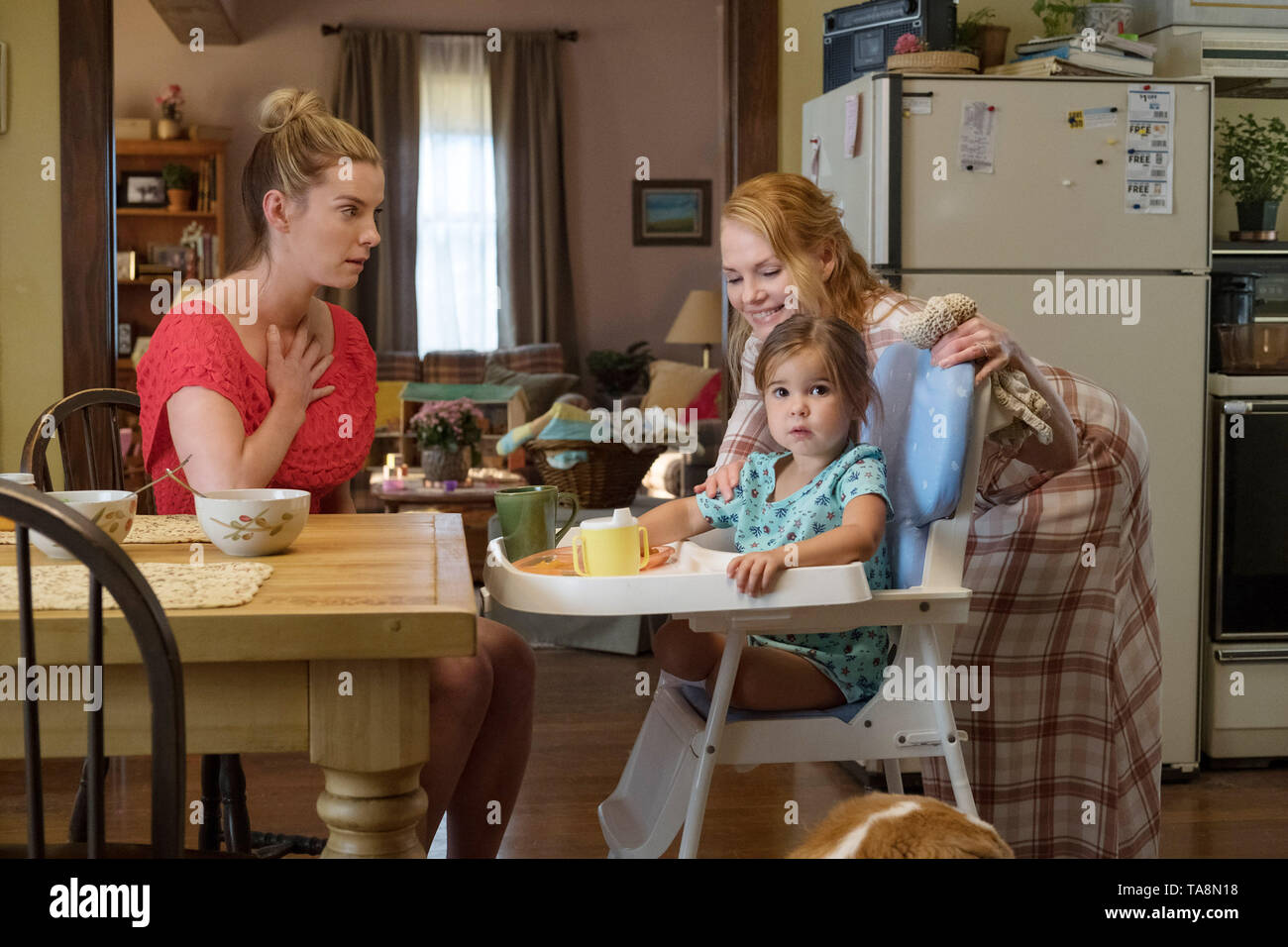 A DOG'S JOURNEY, from left: Betty Gilpin, Marg Helgenberger, Emma Volk ...