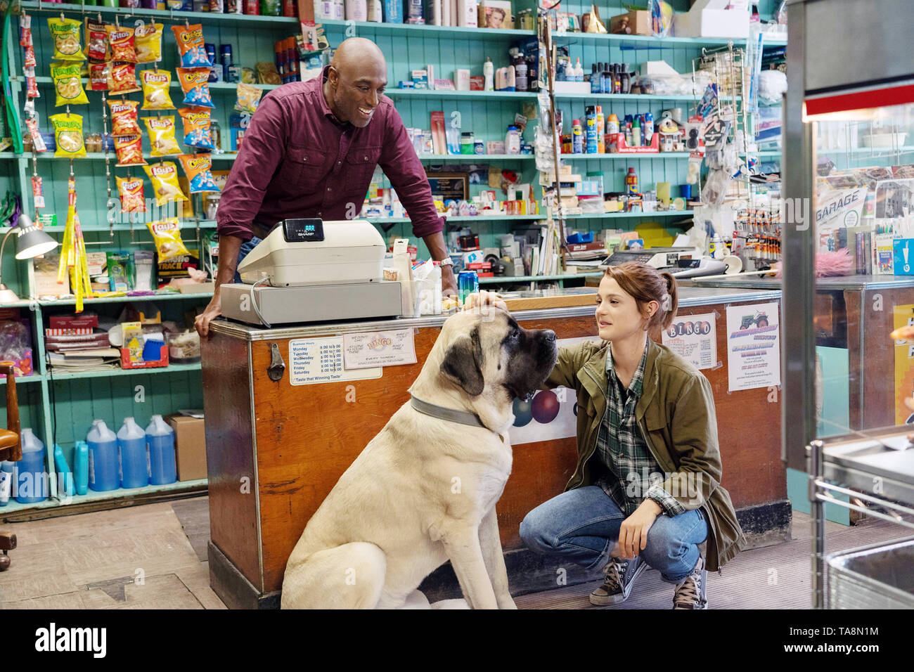 A DOG'S JOURNEY, from left: Conrad Coates, Kathryn Prescott, 2019. ph ...