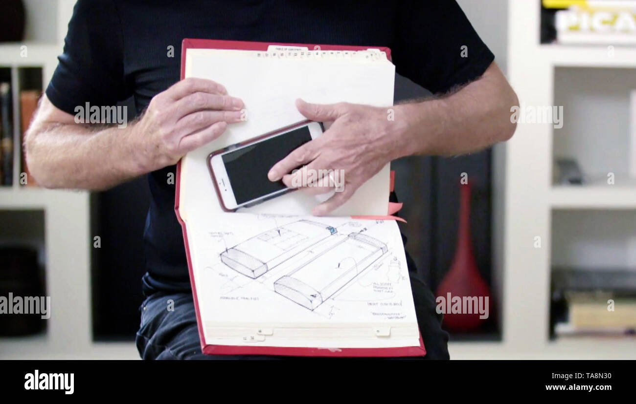 GENERAL MAGIC, Marc Porat, founder of General Magic, shows his ...