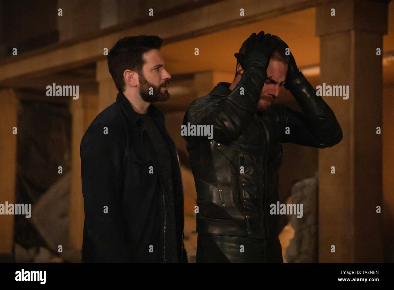 ARROW, from left: Colin Donnell, Stephen Amell, 'Living Proof', (Seson ...