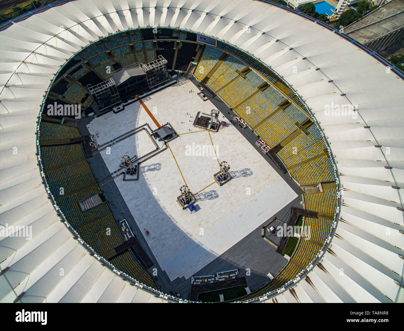 City of Rio de Janeiro, Brazil South America. 05/04/2019 Maracana ...