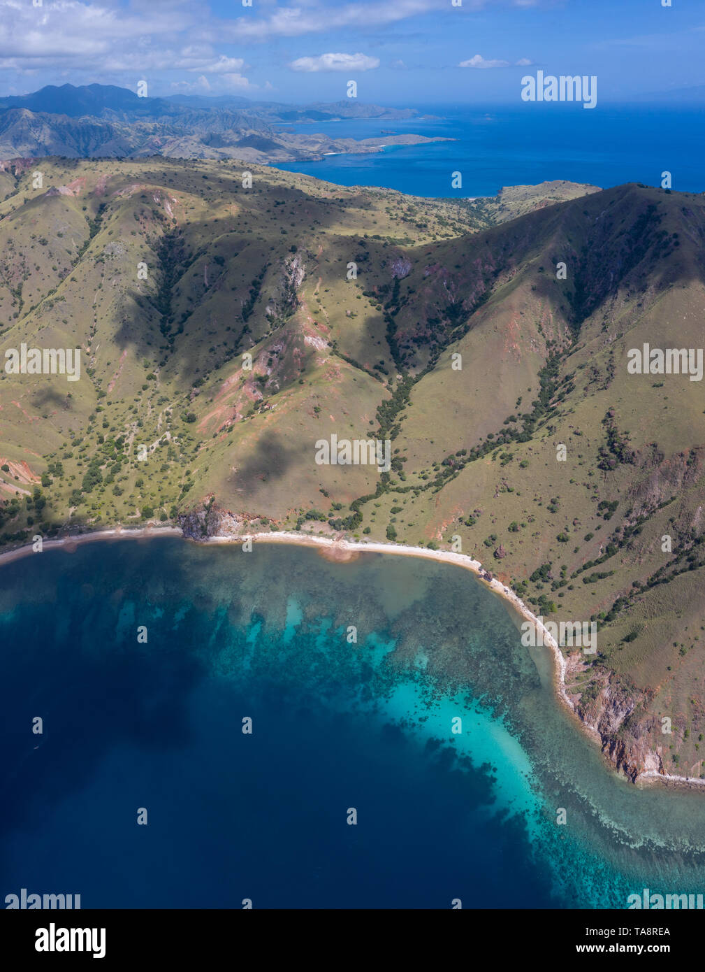 Komodo national park aerial hi-res stock photography and images - Alamy