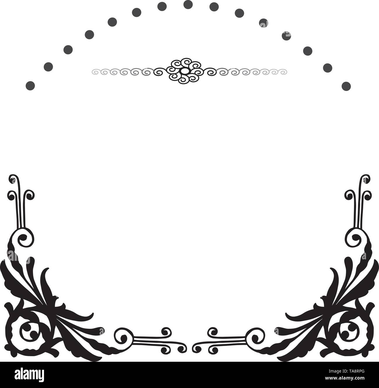 Vector illustration of design wallpaper for greeting card hand drawn ...