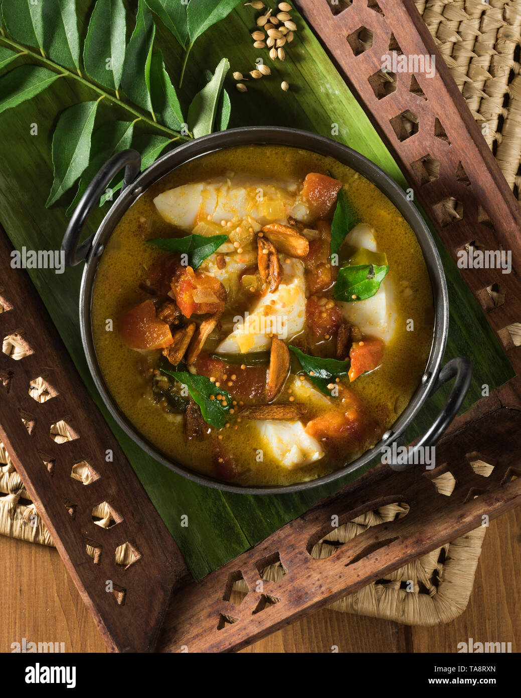Fish Mappas. Kerala coconut fish curry. India Food Stock Photo - Alamy