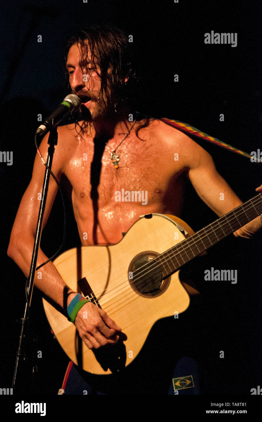 Eugene Hutz, frontman, singer and guitarist from Gogol Berdello Stock ...