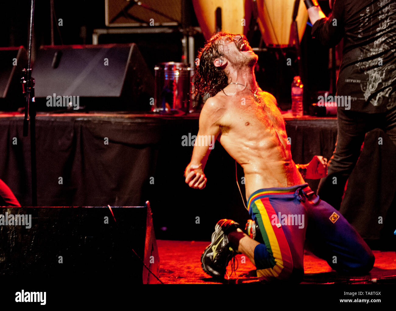 Eugene Hutz, frontman, singer and guitarist from Gogol Berdello Stock ...