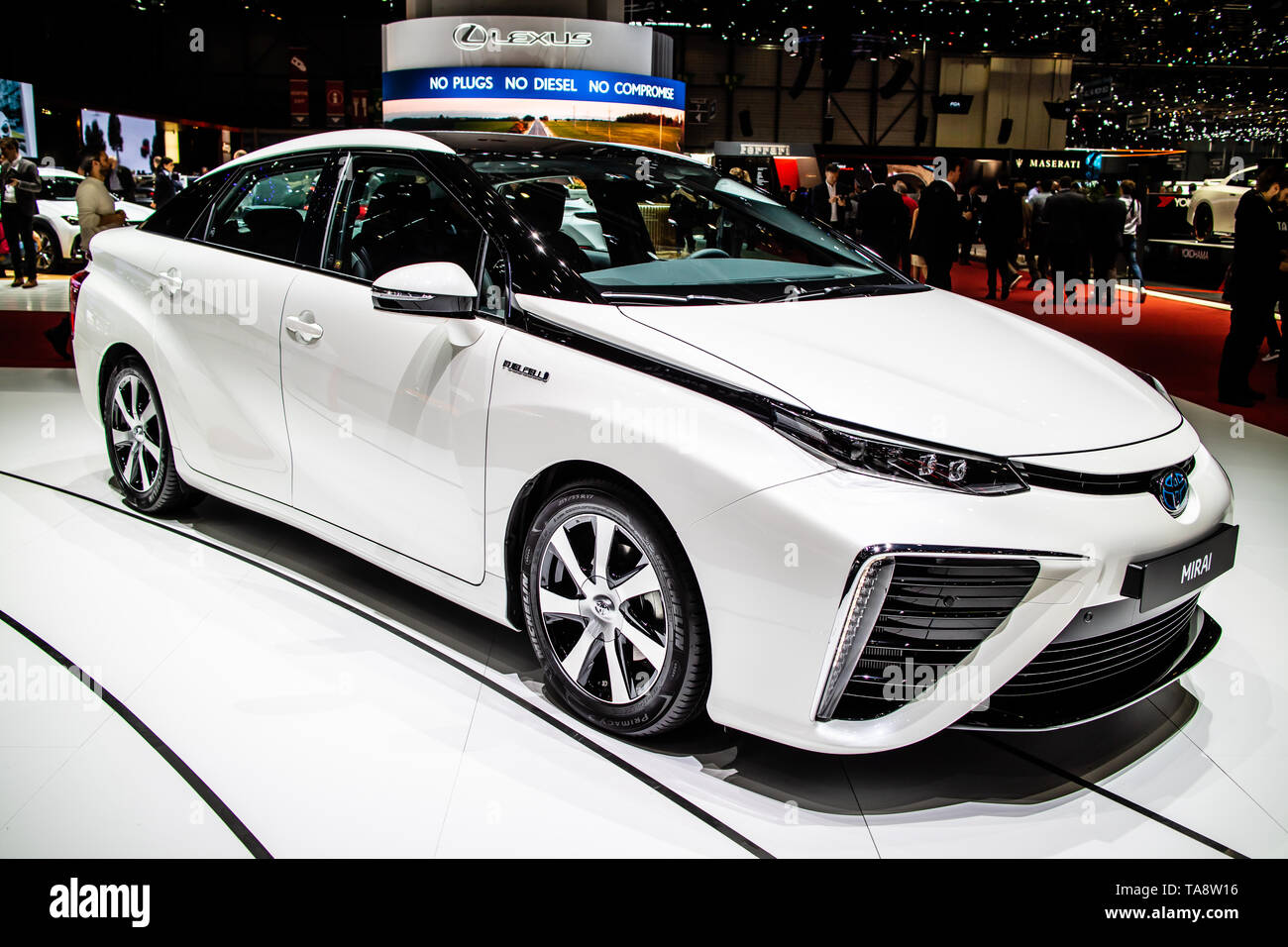 Geneva, Switzerland, March 05, 2019: Toyota Mirai at Geneva ...
