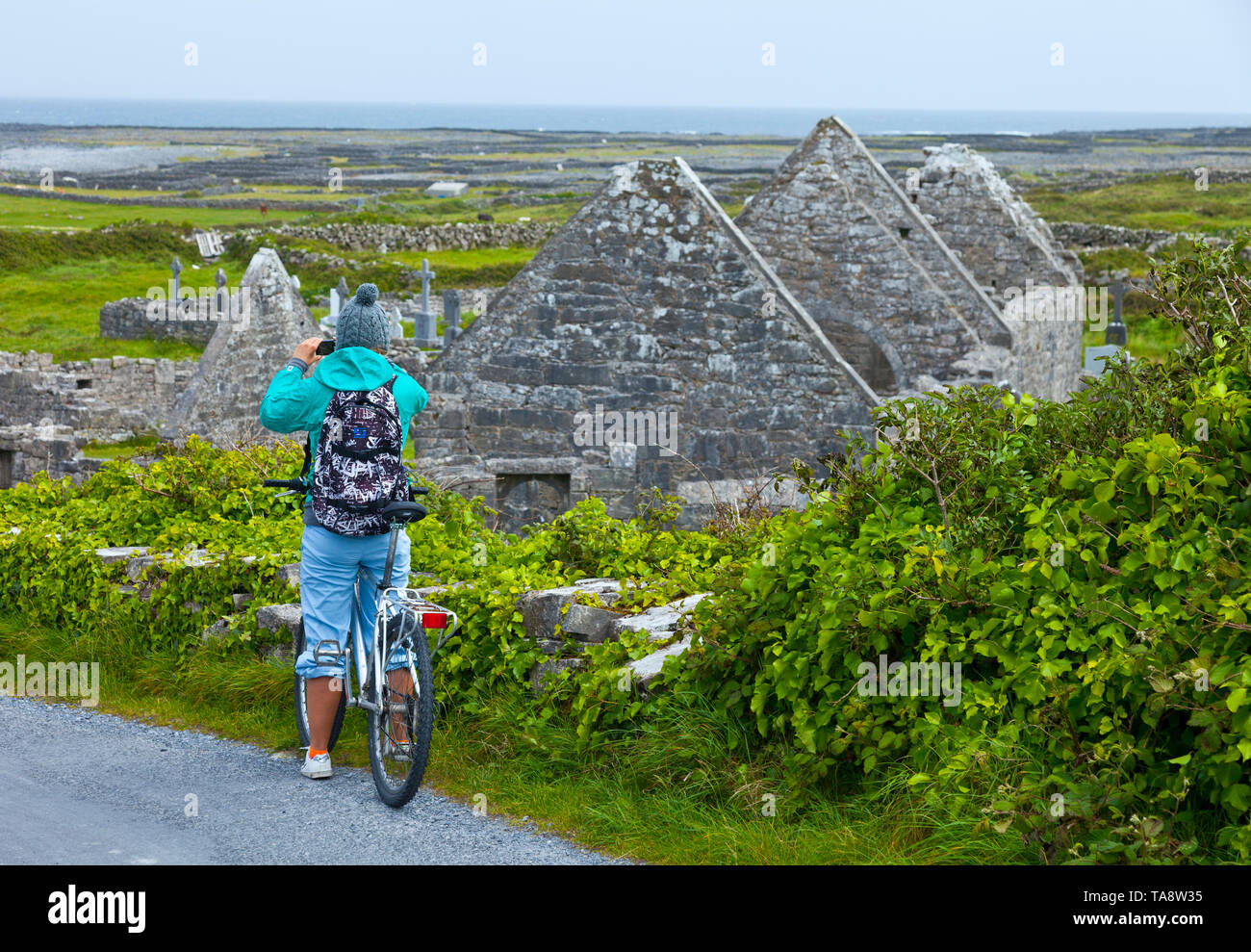 Seven Churches. Inishmore Island, Aran Islands, Galway County, West ...