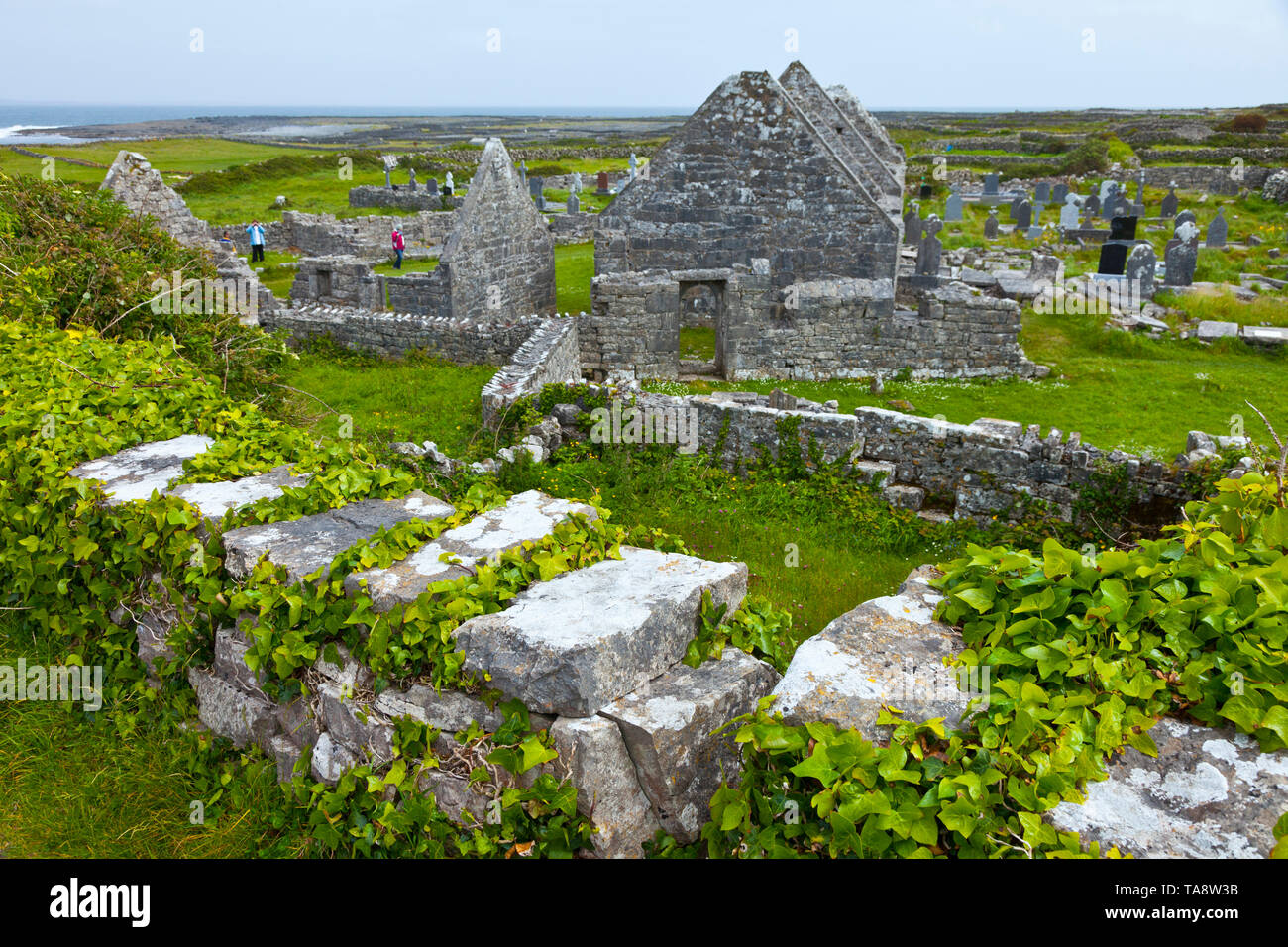 Seven Churches. Inishmore Island, Aran Islands, Galway County, West ...