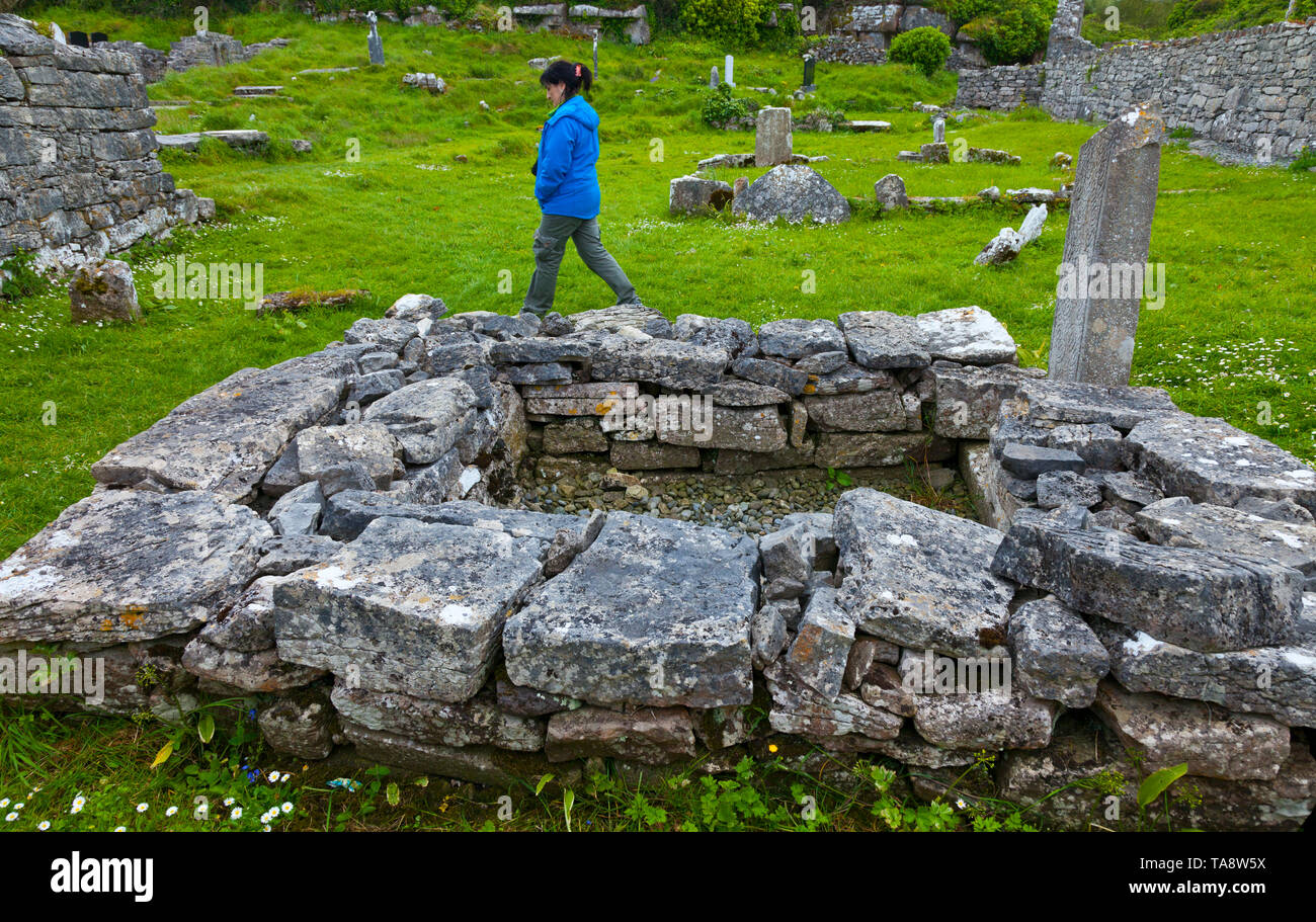 Seven Churches. Inishmore Island, Aran Islands, Galway County, West ...