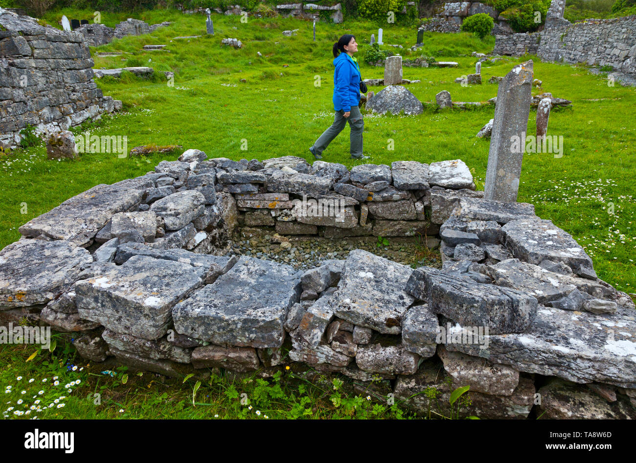 Seven Churches. Inishmore Island, Aran Islands, Galway County, West ...