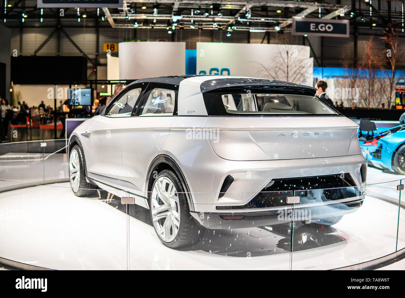 Geneva, Switzerland, March 07, 2019 Arcfox ECF Concept Prototype Car at ...