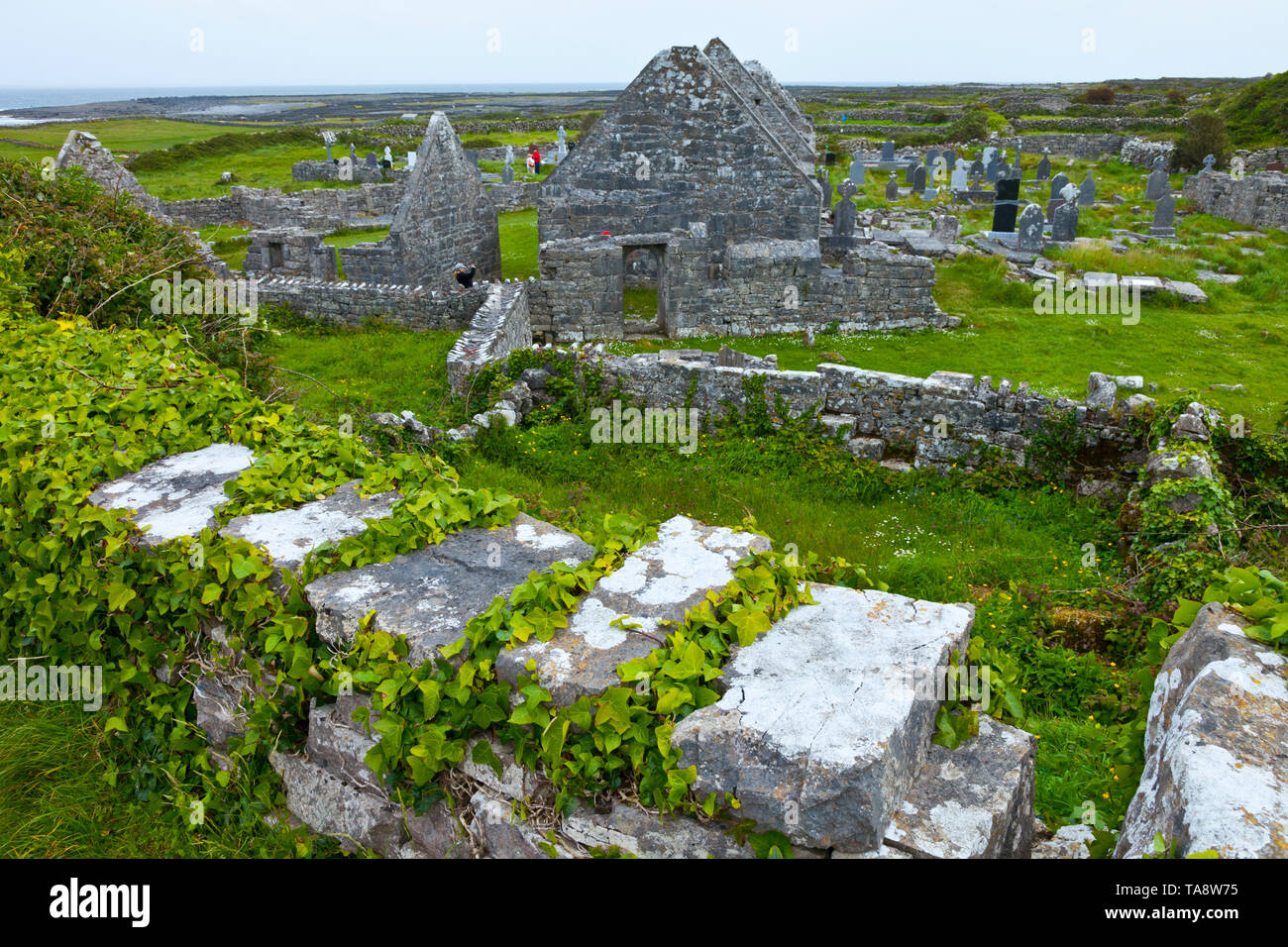 Seven Churches. Inishmore Island, Aran Islands, Galway County, West ...