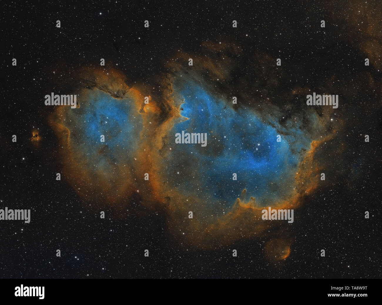 The Soul Nebula is an emission nebula in Cassiopeia. It is located some ...