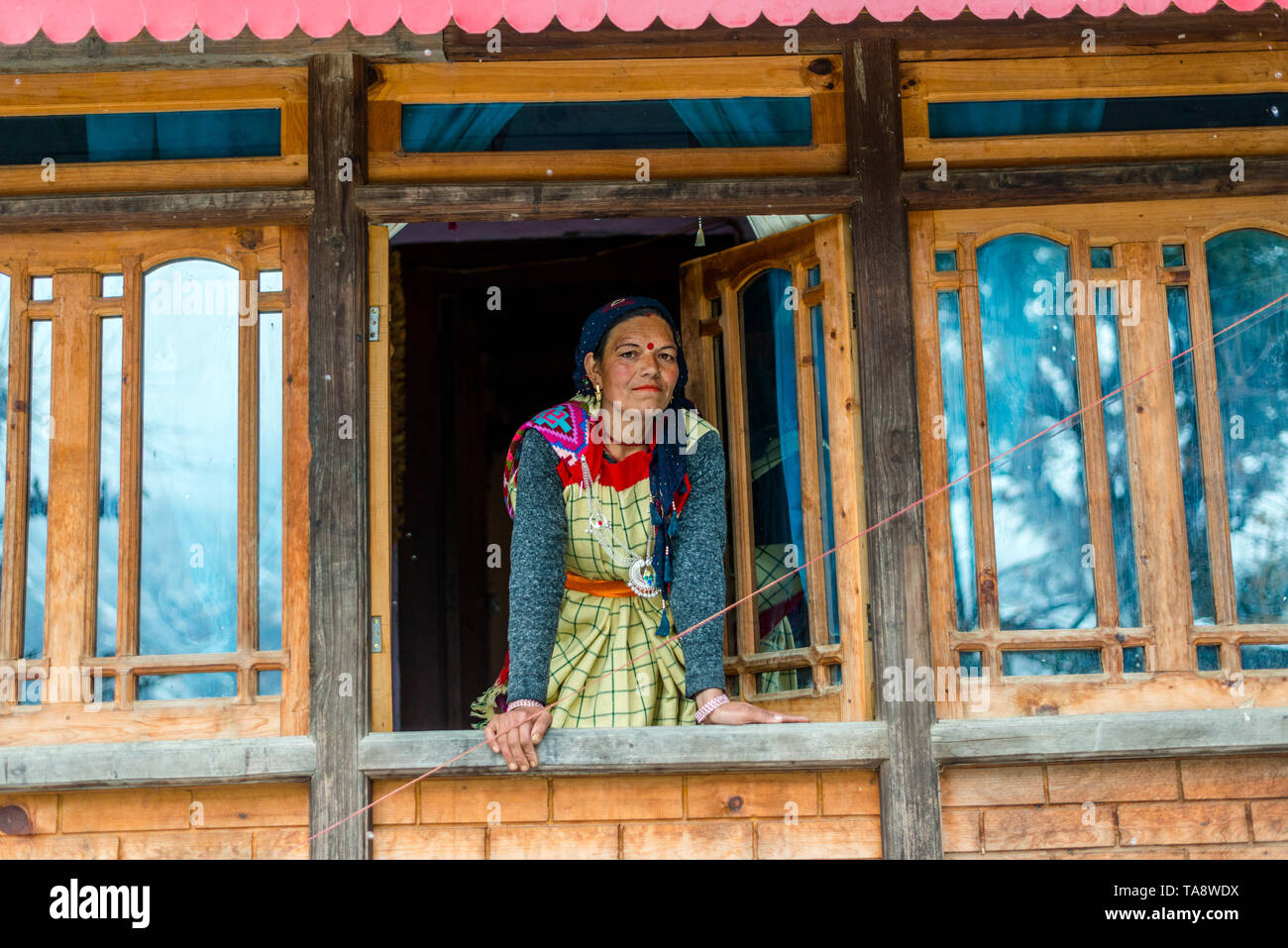 Woman in traditional dress manali hi-res stock photography and images ...