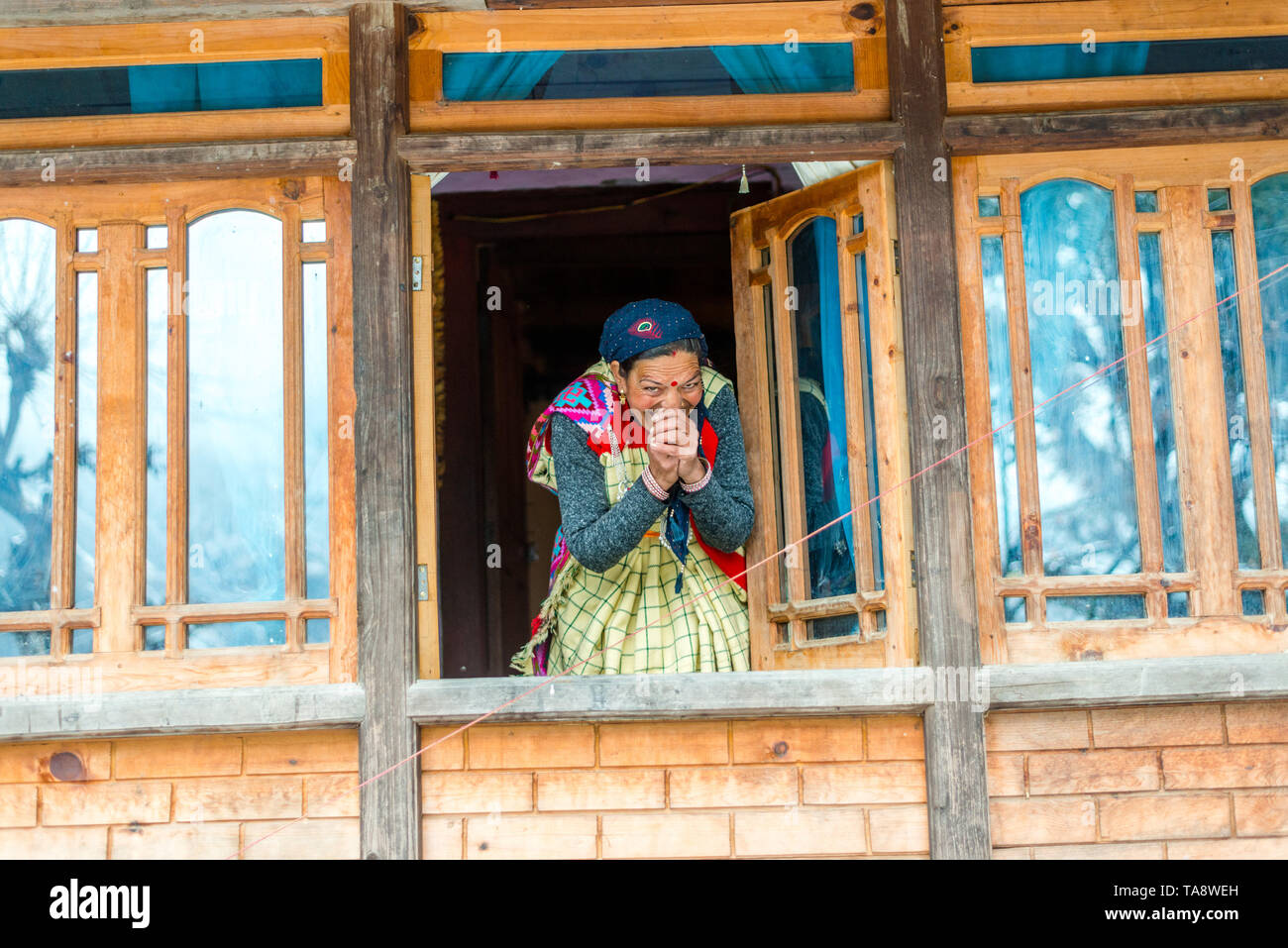 Woman in traditional dress manali hi-res stock photography and images ...