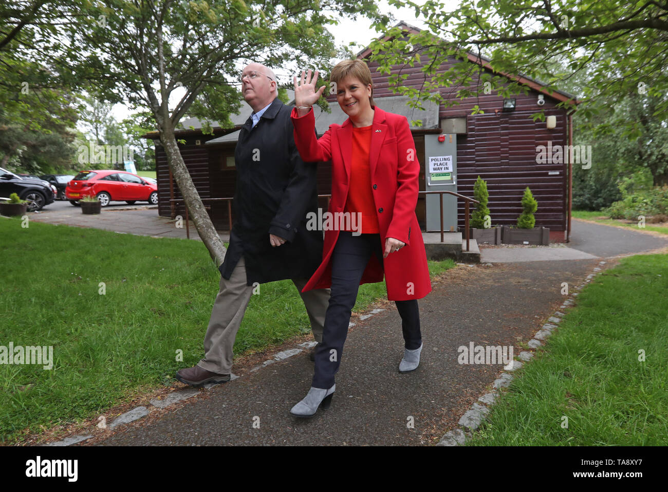 Chief executive snp peter murrell leave hi-res stock photography and ...