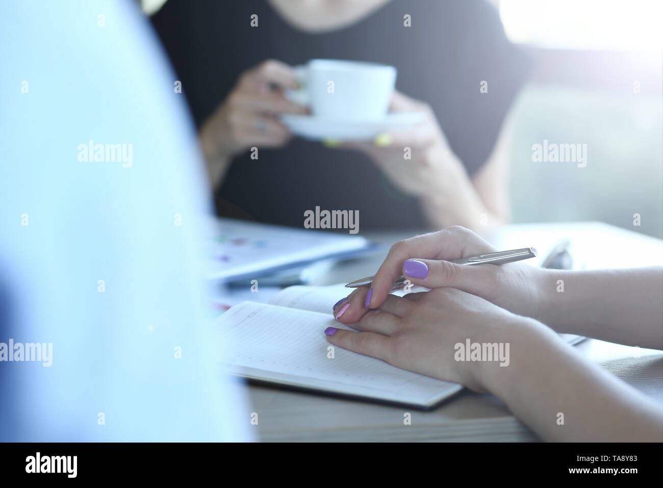 Work process in office Stock Photo - Alamy