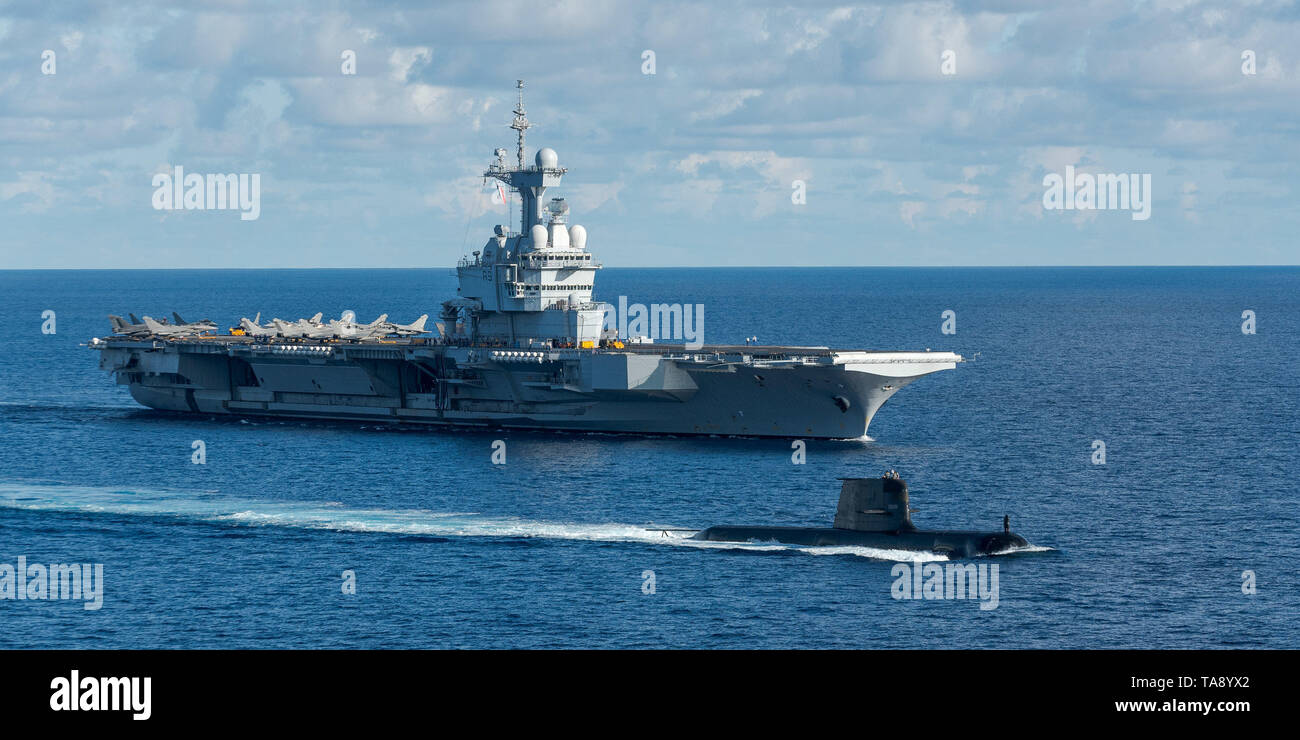 The guided-missile destroyer, USS William P. Lawrence (DDG 110) sails ...