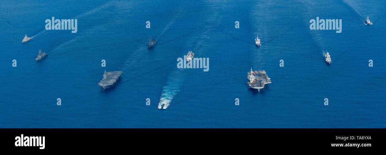 The guided-missile destroyer, USS William P. Lawrence (DDG 110) sails ...