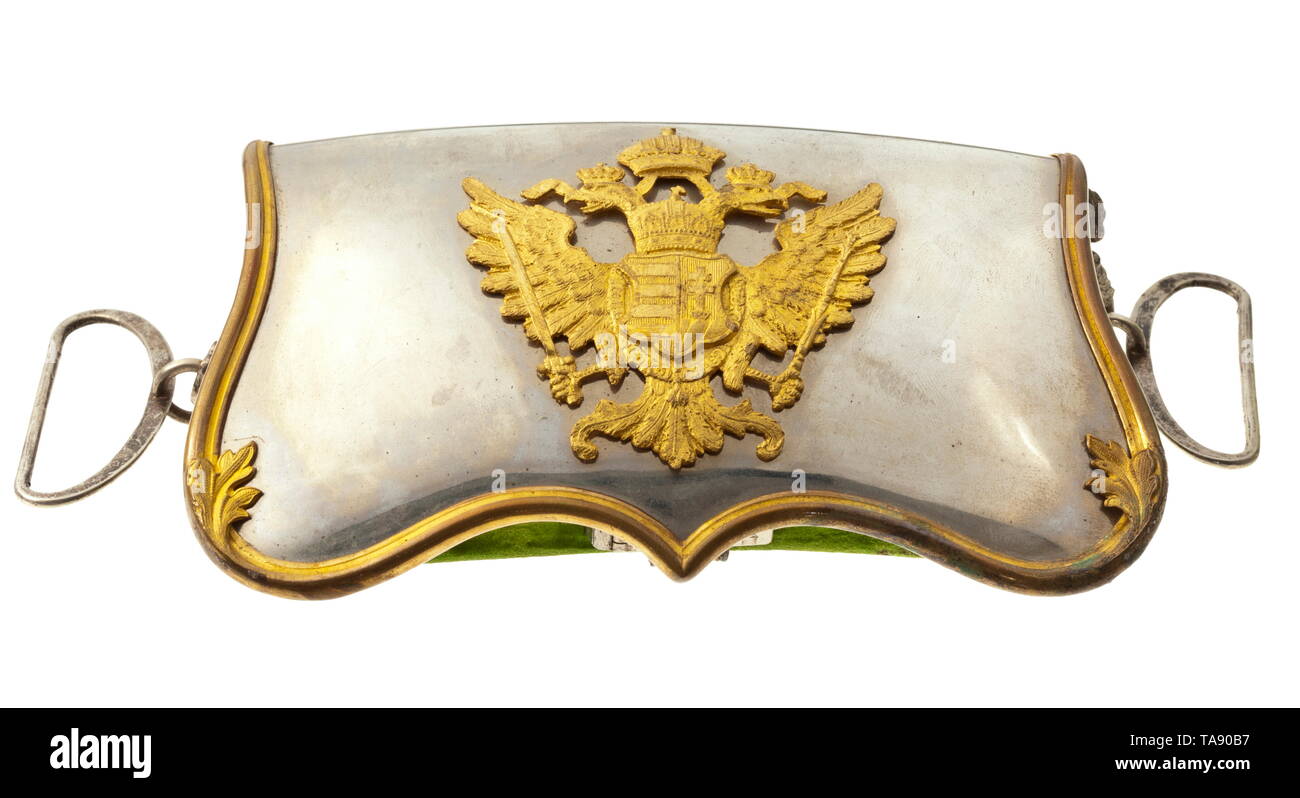 A cartridge box of the Royal Hungarian Life Guard after the uniform ...