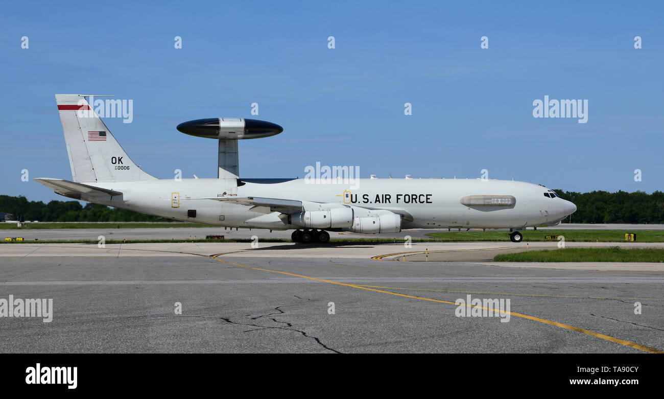 An E-3 Sentry Airborne Warning and Control System from Tinker Air Force ...