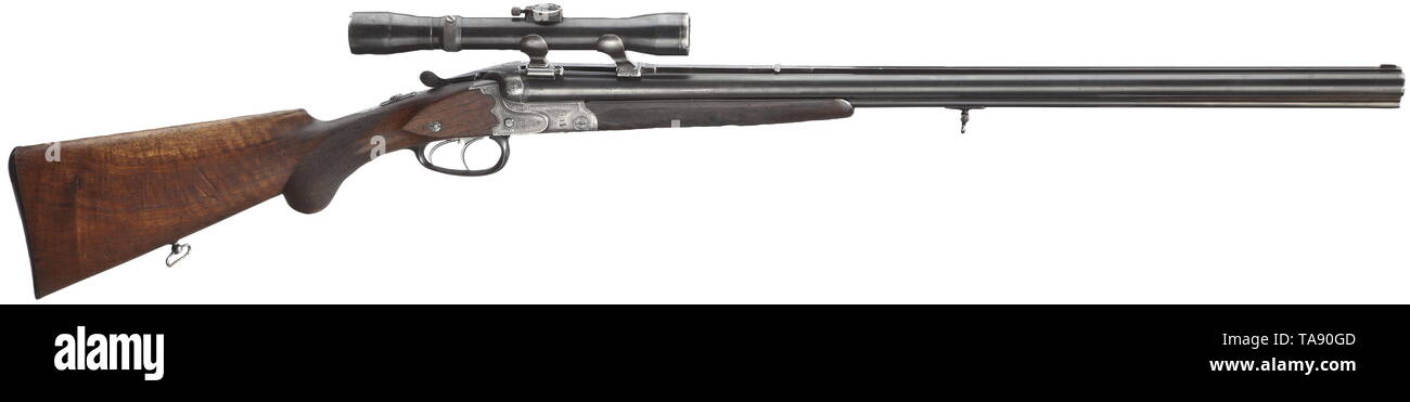 LONG ARMS, MODERN HUNTING WEAPONS, drilling combination gun Otto Bock ...