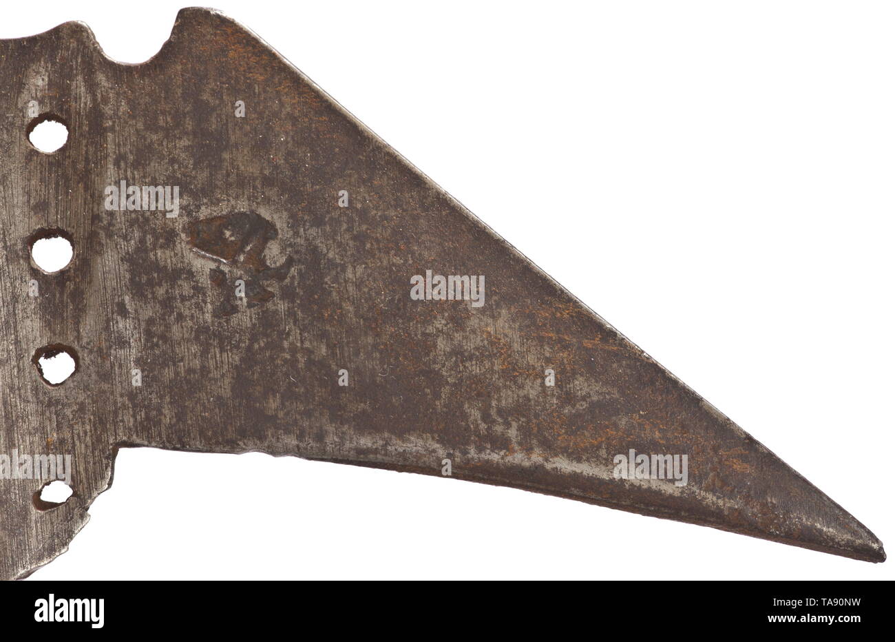 An Austrian/South German halberd, circa 1600 Long square tip with ...