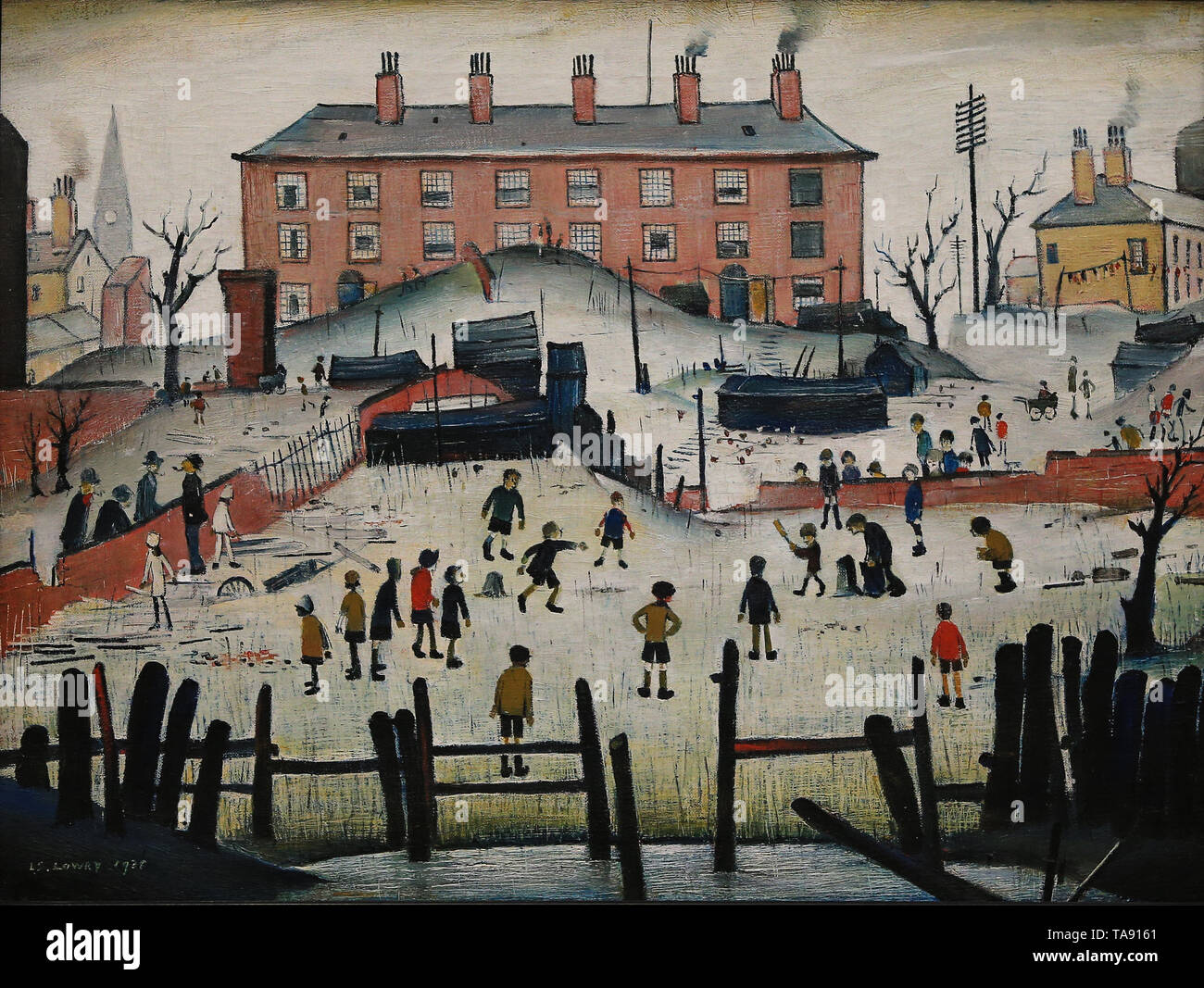 Backstreet Cricket in Salford by the artist LS Lowry goes on display ...