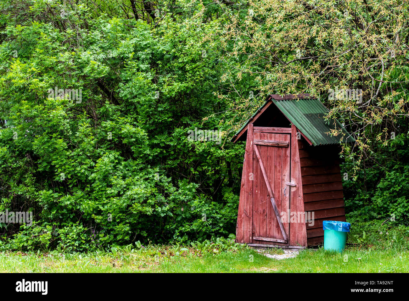 Camping toilet vintage hi-res stock photography and images - Alamy