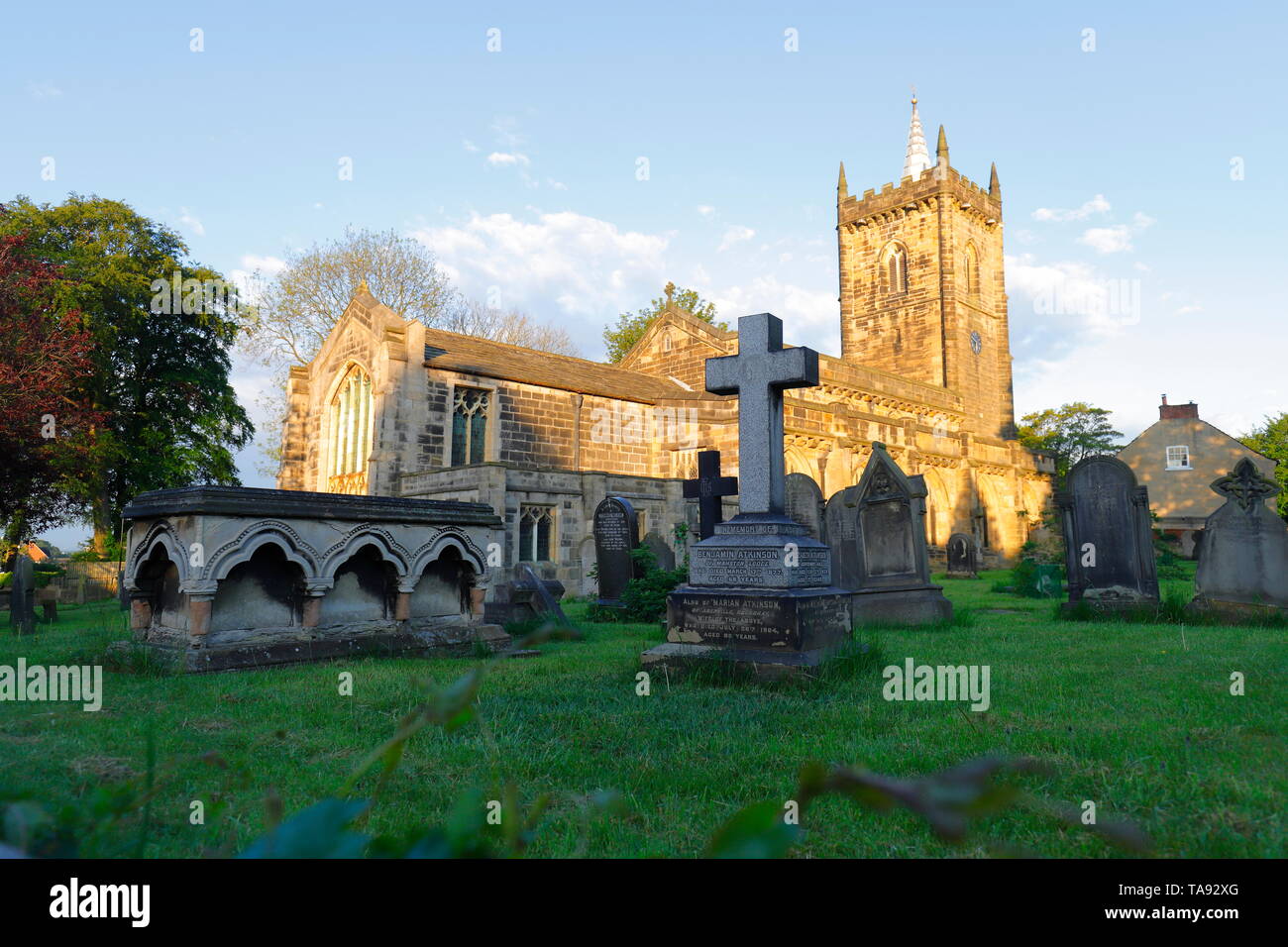 St Mary's Church in Whitkirk, Leeds Stock Photo - Alamy