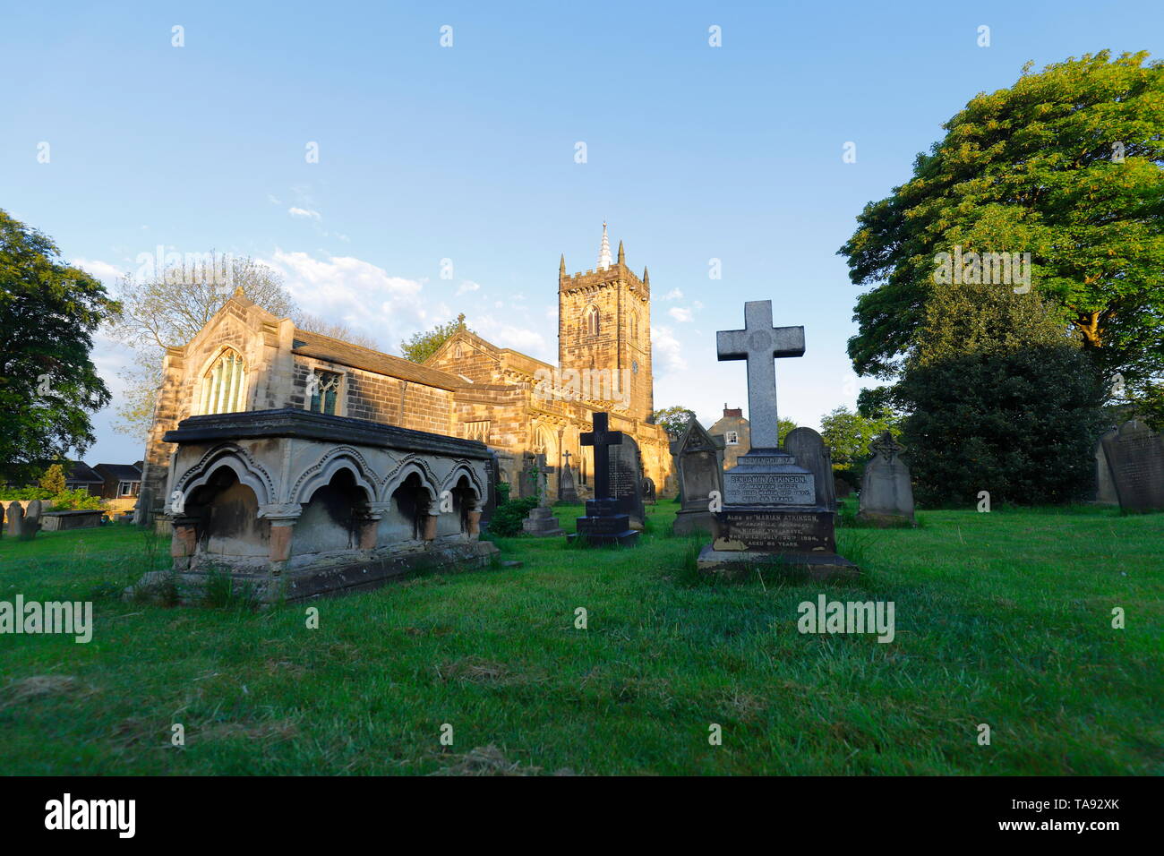 St Mary's Church in Whitkirk, Leeds Stock Photo - Alamy