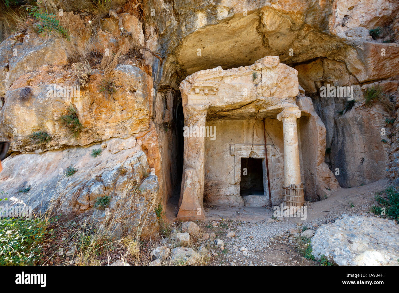Lycian rock tomb, Akyaka, Mugla, Turkey Stock Photo - Alamy