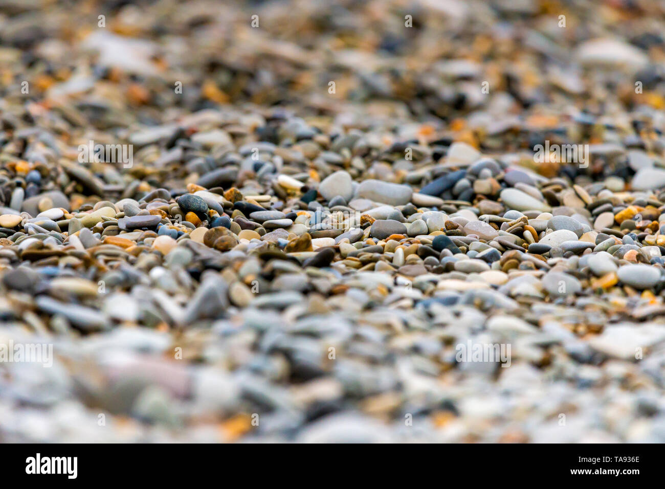 Small blue-gray stone background, natural stone pattern.selective focus ...