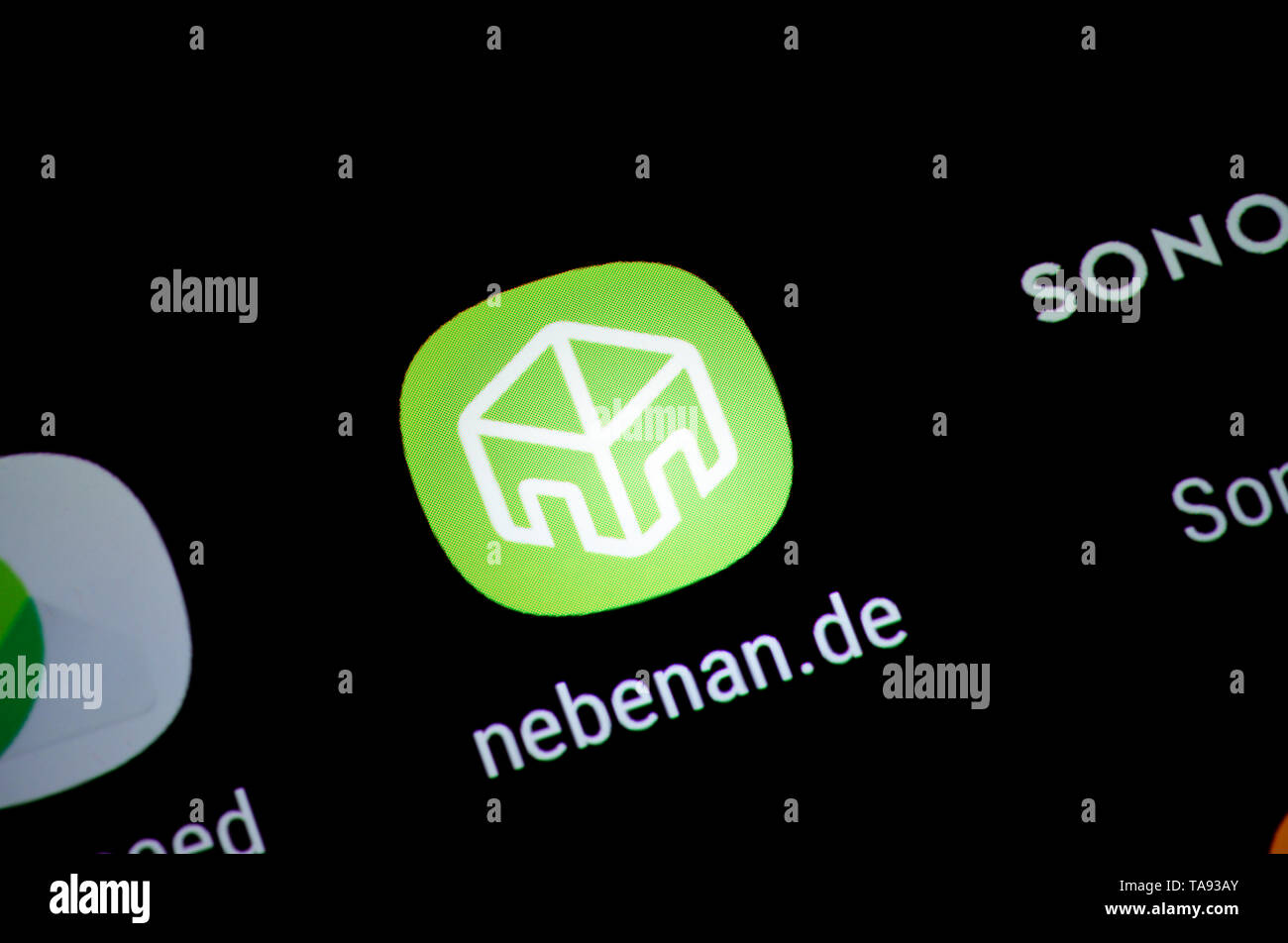 Smartphone, display, ext., nebenan.de, Display, App Stock Photo - Alamy Smartphone, display, ext., nebenan.de, Display, App Stock Photo - Alamy