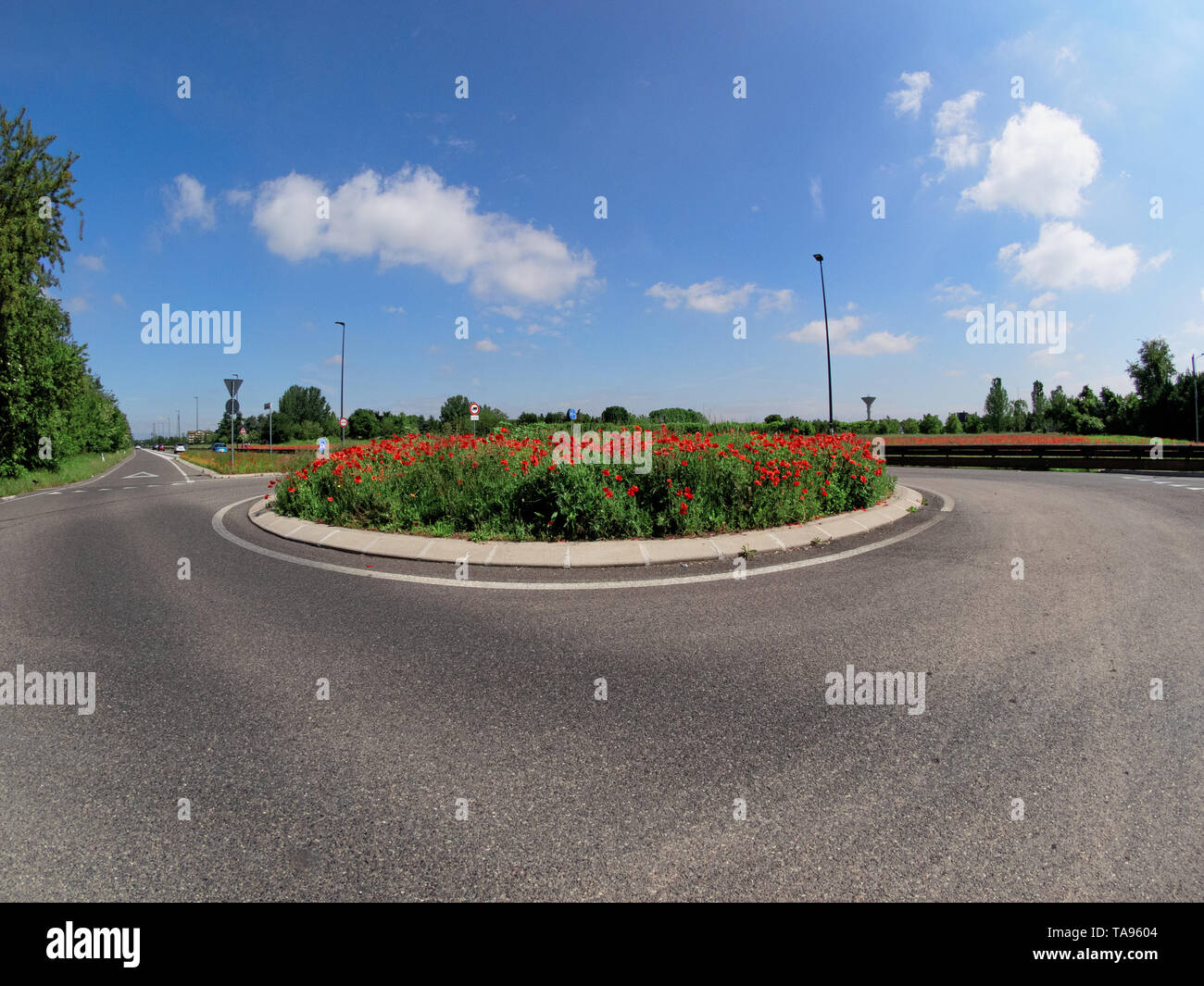 Red roundabout hi-res stock photography and images - Alamy